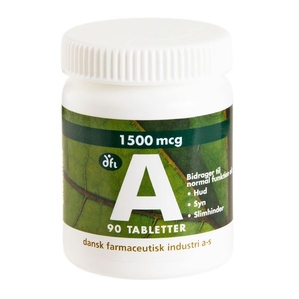 A Vitamin 1500 mcg 90 tabletter