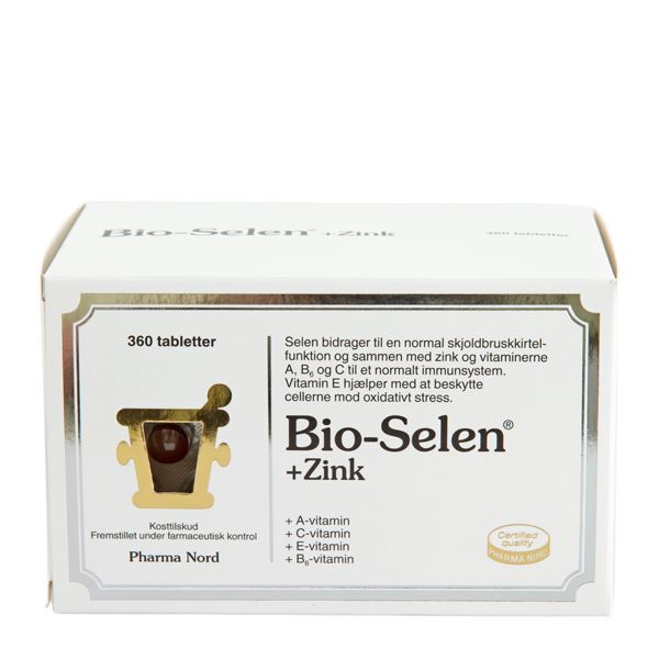 Bio-Selen + Zink 360 tabletter