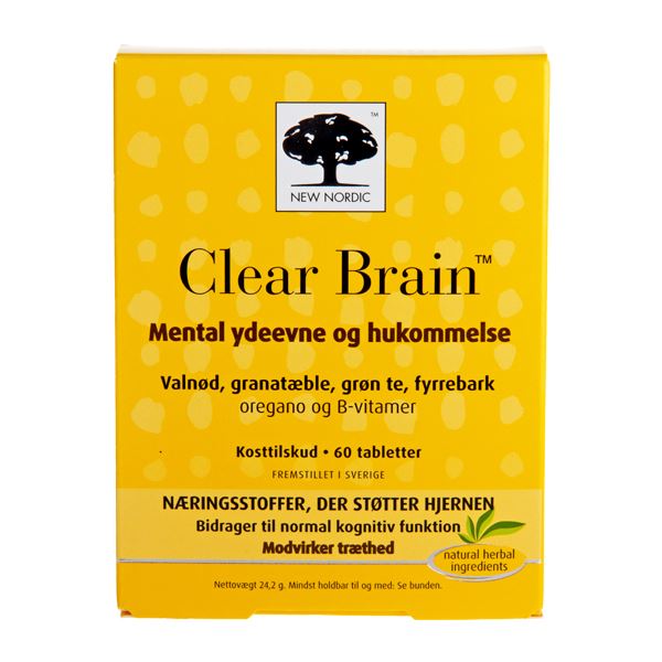 Clear Brain 60 tabletter