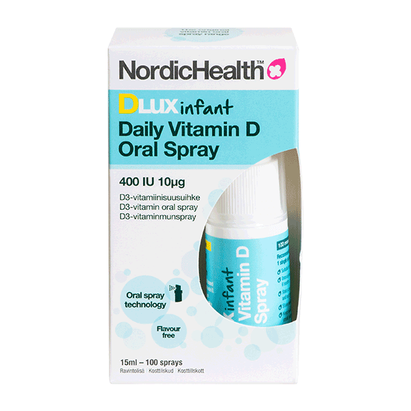 Dlux Infant Daily Vitamin D Oral Spray 10 mcg 15 ml