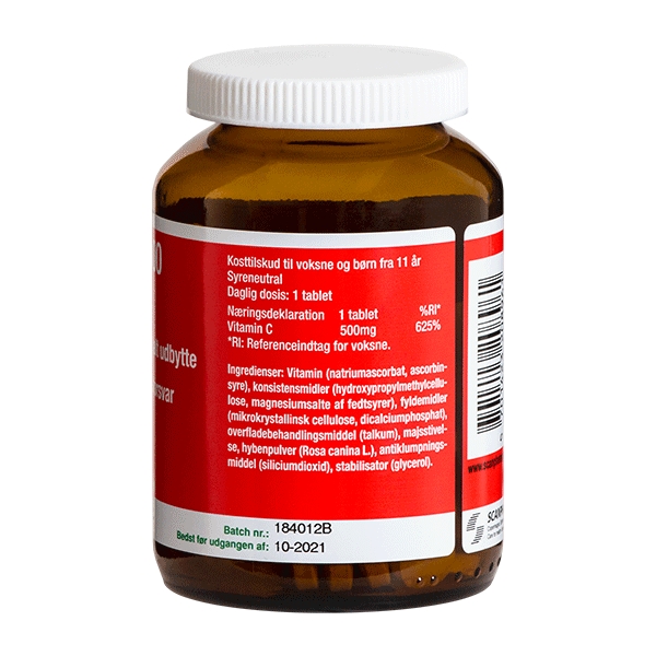 Mega C-vitamin 500 mg Healthcare 150 depottabletter